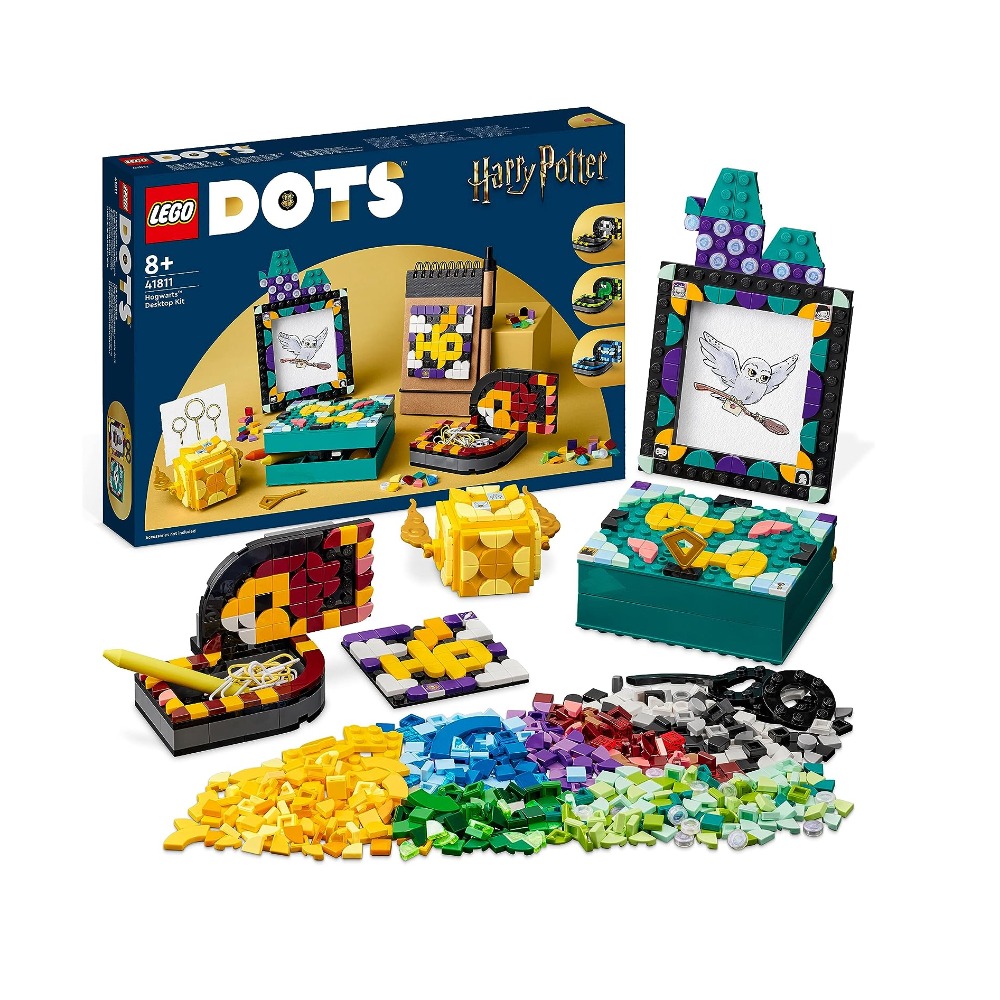 New LEGO DOTS HARRY POTTER 41811 HOGWARTS DESKTOP KIT - Own4Less